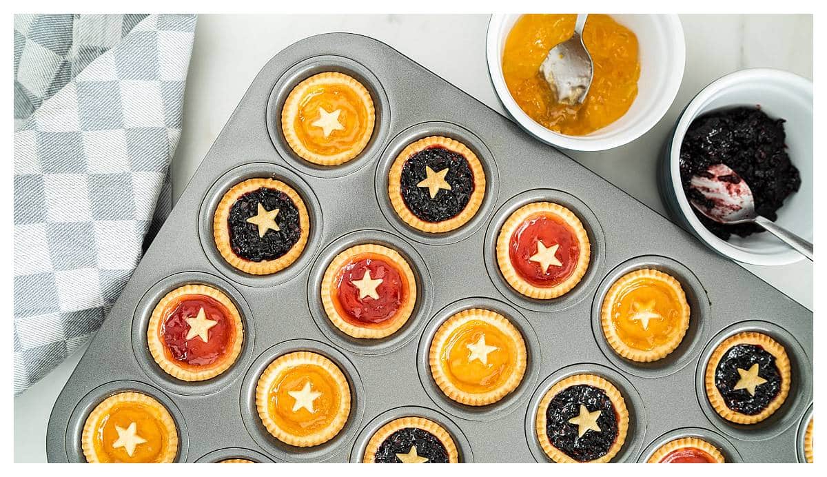 Mini Jam Tarts With Shortcrust Pastry | Movers and Bakers | Home Baking ...