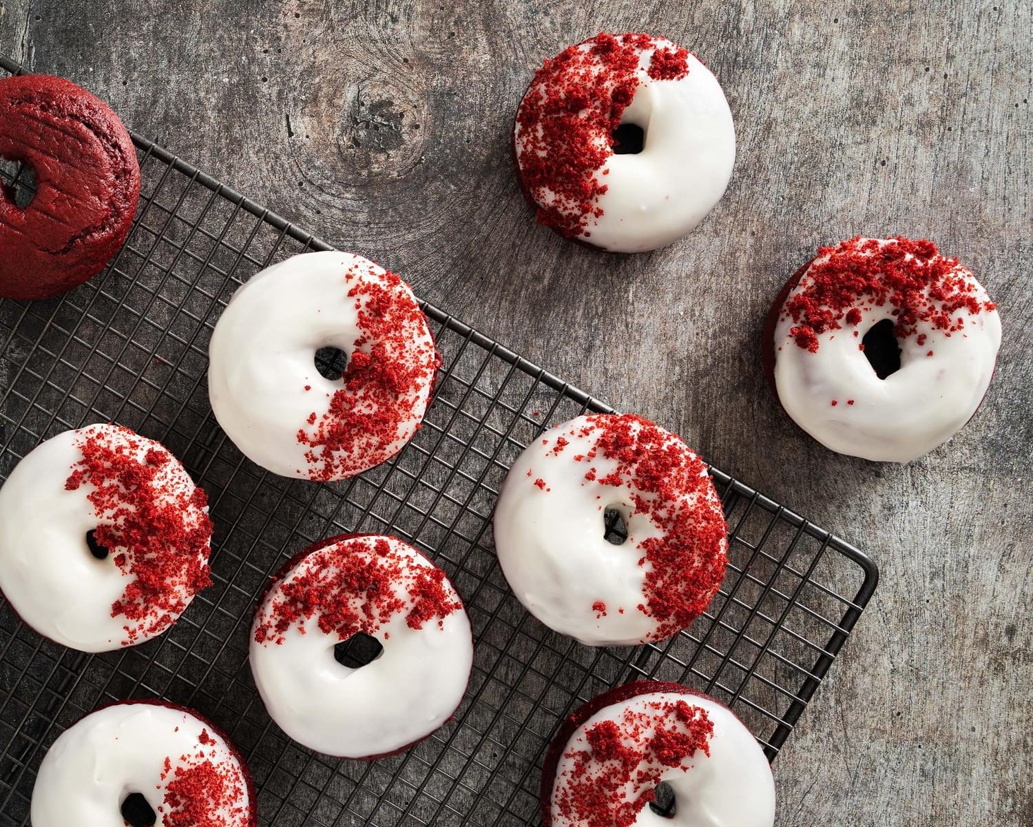 Red Velvet Donuts | Movers and Bakers