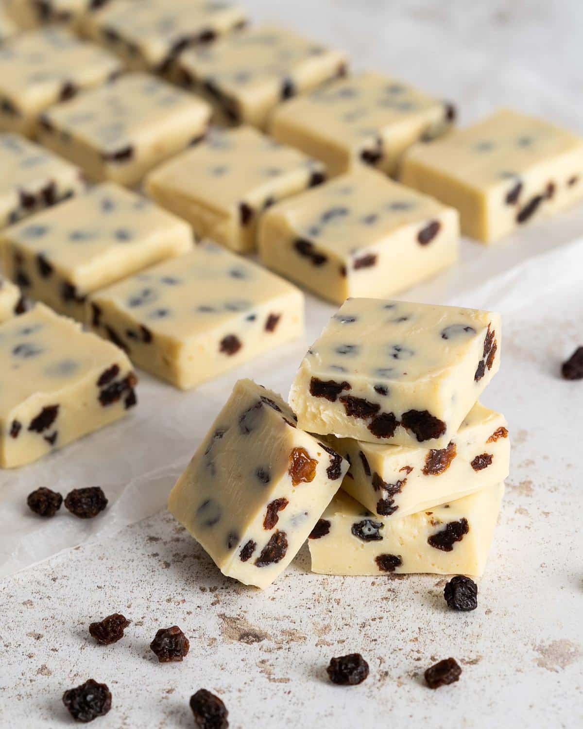 Rum and Raisin Fudge | Movers and Bakers