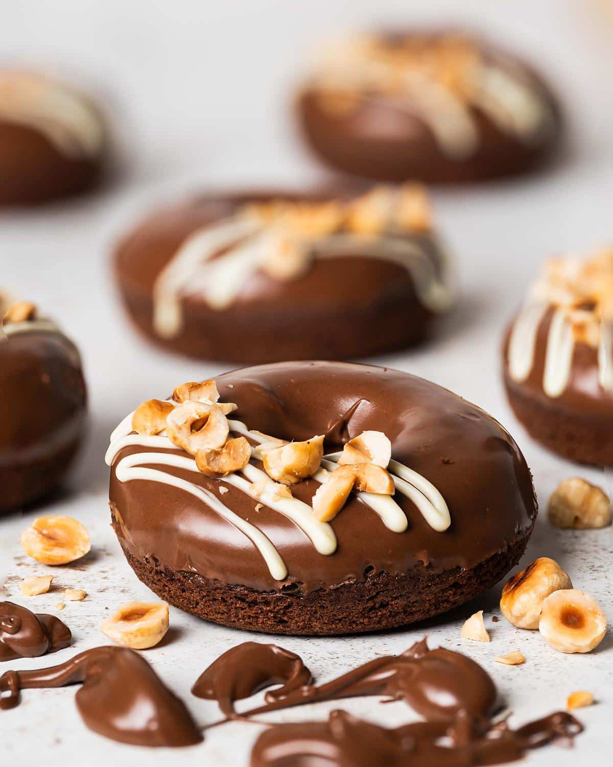 Baked Nutella Donuts | Movers and Bakers